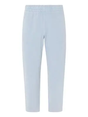 REMI RELIEF Straight-leg Cotton-jersey Sweatpants - Blue