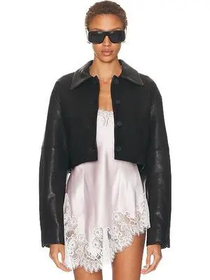 SRG Alina Leather Jacket - Black