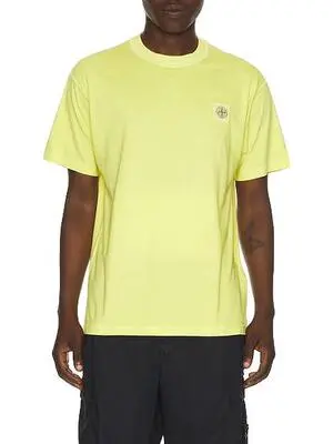 Stone Island Garment Dyed T-shirt Lemon