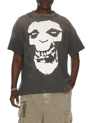 SAINT MXXXXXX Always Lovex Bape Short Sleeve Tee - Black