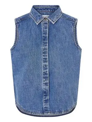 Still Here Emma Denim Shirt - Blue