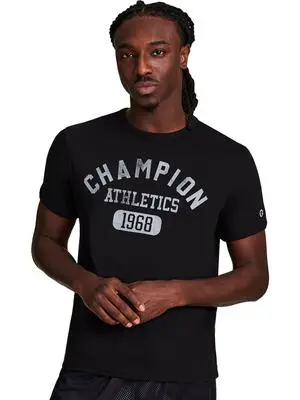 Champion Gridiron Reversible T-shirt, C Logo - Black