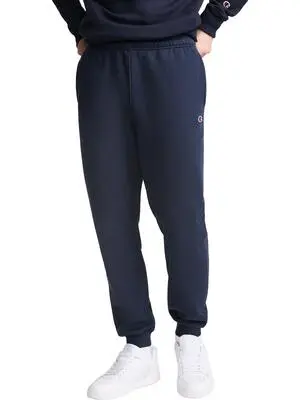 Champion Powerblend Joggers, C Logo - Deep Navy