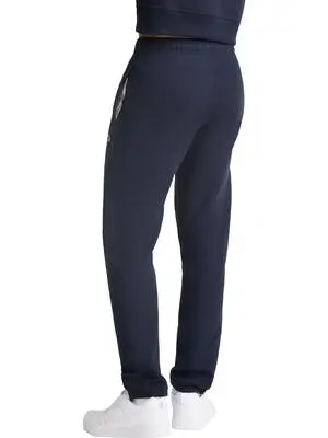 Champion Powerblend Sweatpants, Cinched Bottom, C Logo - Deep Navy