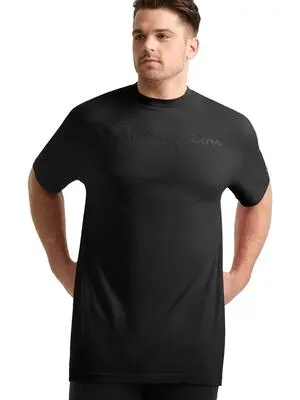 Champion Classic Graphic T-shirt, Tonal Script Logo Big & Tall - Black