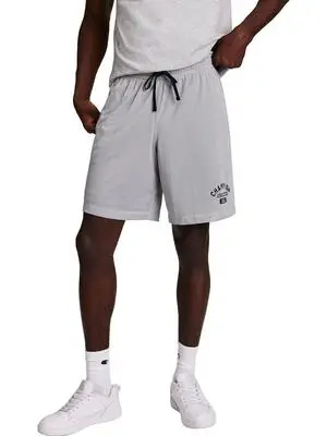 Champion Gridiron Double Layer 9" Short With Logo - Black