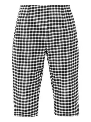 Posse Chiara Cropped Cotton-blend Capri Pants - Black