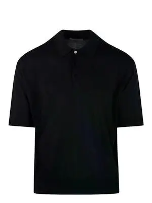 DIANA STUDIO Buttoned Polo Shirt - Black