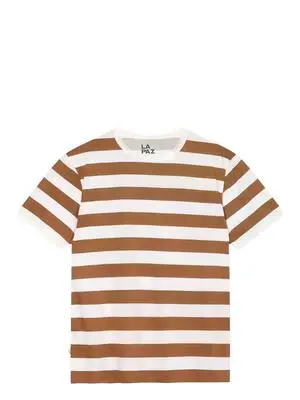 LA PAZ Striped T-shirt - Brown