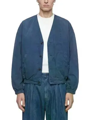 HED MAYNER V-neck Jacket - Blue