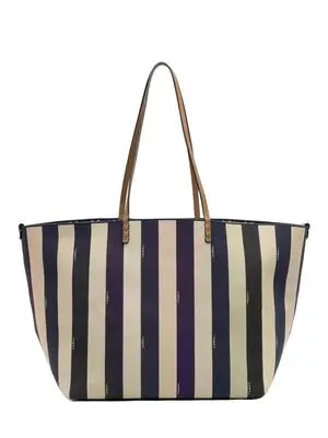 Fendi Large Zucca Canvas Reversible Tote Bag - Blue