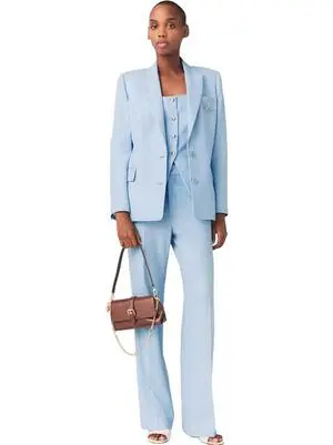 Maje Suit Jacket - Blue
