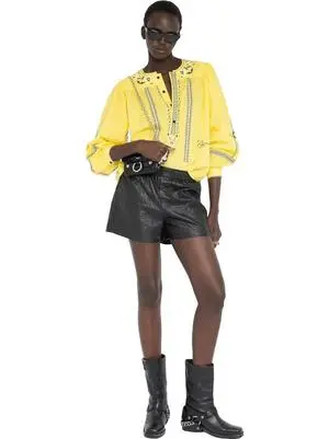 Zadig&Voltaire Tigy Tunic - Yellow