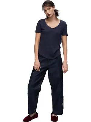 ATM Anthony Thomas Melillo Classic V-neck T-shirt - Midnight