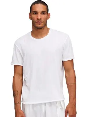 ATM Anthony Thomas Melillo Vintage Jersey Crew Neck T-shirt Cotton - White