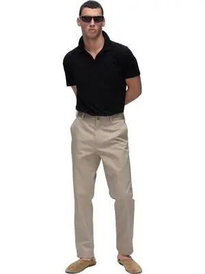 ATM Anthony Thomas Melillo Classic Jersey Polo T-shirt Cotton - Black