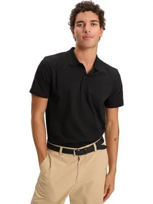 ATM Anthony Thomas Melillo Classic Jersey Polo T-shirt Cotton - Black