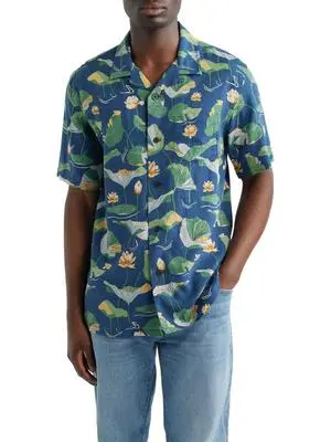PENDLETON Floral Cotton Camp Shirt