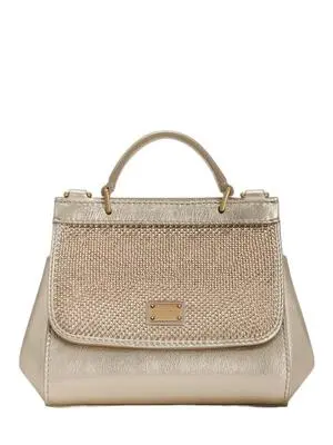 Dolce & Gabbana Sicily Handbag With Rhinestones - Multicolor