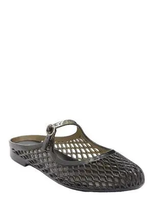 Jeffrey Campbell Jelly Mary Jane Mules - Black