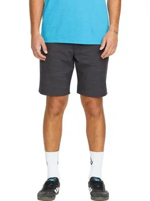 Volcom Slub Frickin Cross Shred Hybrid Short - Black