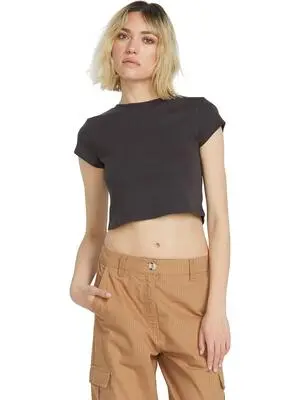 Volcom Lil Baby Tee - Vintage Black