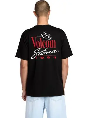 Volcom Speed Snake Pocket Short Sleeve Tee - Black