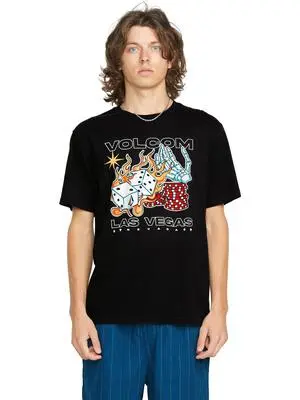 Volcom Pass Line Short Sleeve Tee - Black