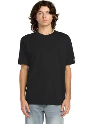 Volcom Solid Short Sleeve Pocket Tee - Black