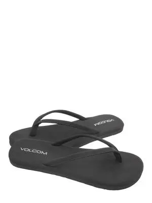 Volcom Flip Flop Sandals - Black