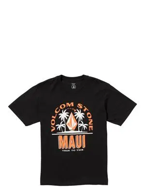 Volcom Men's Claimed Maui Short Sleeve Tee Black