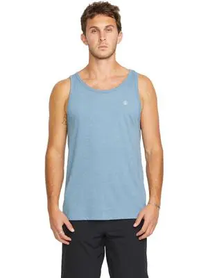 Volcom Solid Heather Sleeveless Tank - Stormy Blue