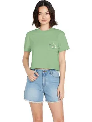 Volcom Island Pocket Tee - Seagreen