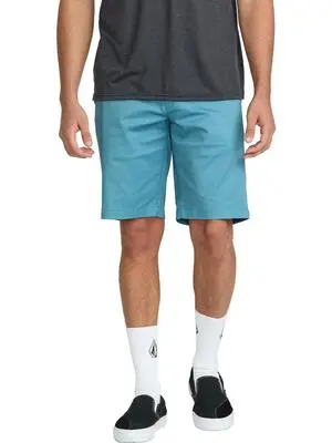 Volcom Modern Stretch Shorts - Used Blue