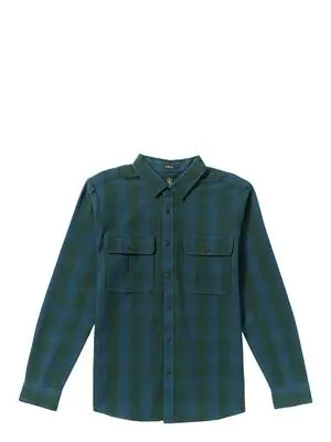 Volcom Shadowstone Flannel Long Sleeve Shirt - Scarab