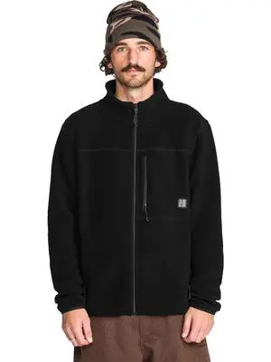 Volcom Nelson Sherpa Full Zip Fleece - Black
