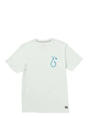 Volcom Men's Sinkem Short Sleeve Tee Cloud Blue