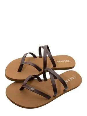 Volcom Easy Breezy Ii Sandals - Brown