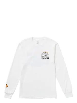Volcom Postcard Long Sleeve Tee - White