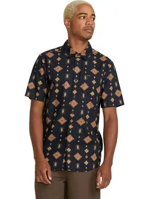 VOLCOM Men's Desert Dobby Short Sleeve Shirt