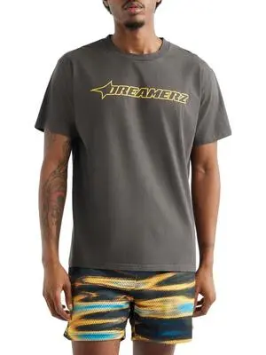 OVERTIME Dreamerz Star Graphic T-shirt - Black