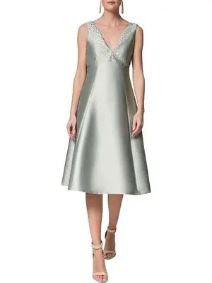 Donna Karan New York A-line Dress - Blue Frost