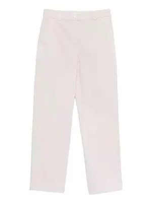 VIA MASINI 80 Button-fastening Trousers - Neutrals