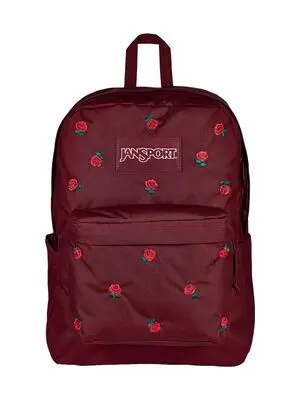 JANSPORT SuperBreak® Plus Backpack Cherry Lacquer/grn/red