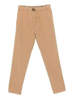 WHITE SAND Belted Trousers - Neutrals