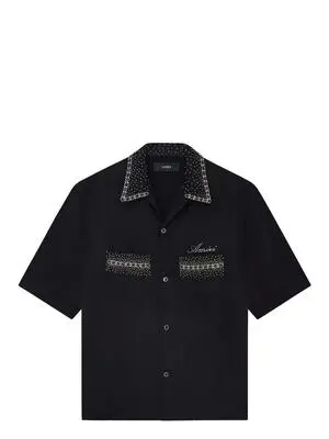 Amiri Rhinestone-embellished Shirt - Black