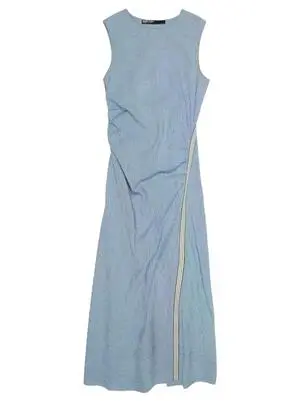 Bimba Y Lola Striped Maxi Dress - Blue