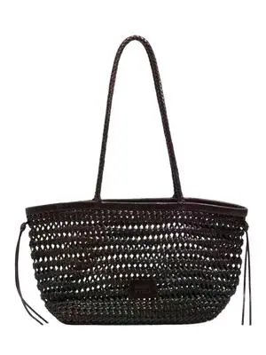 Bimba Y Lola Woven Plait Shoulder Bag - Brown