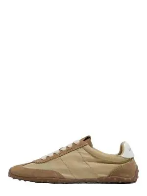 Bimba Y Lola Lace-up Suede Insert Sneakers - Neutrals
