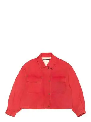 Bimba Y Lola Cropped Jacket - Red